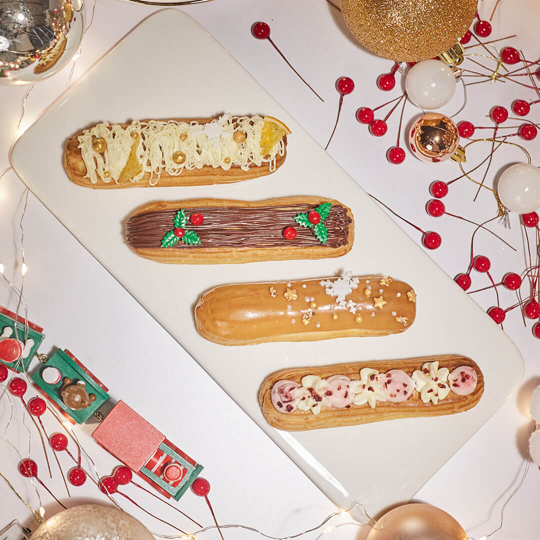 Eclair 4pcs (Christmas Series) - Delivery in KL - YuBake