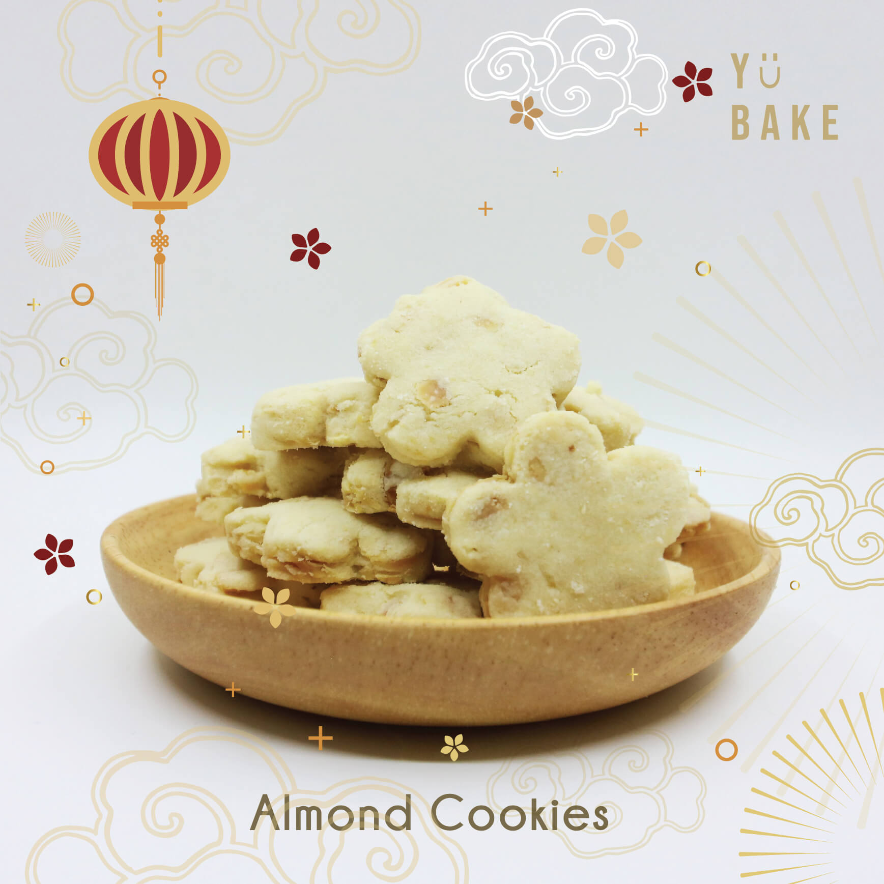 (Sold Out) Almond Cookies - YuBake