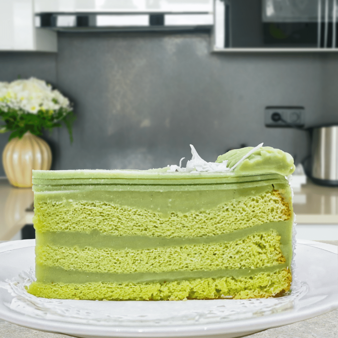 Signature Pandan Layer Slice Cake - Delivery in KL - YuBake