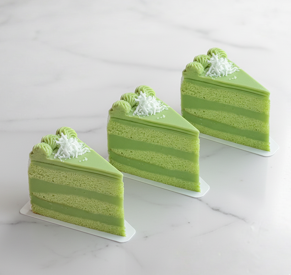 Signature Pandan Layer Slice Cake - Delivery in KL - YuBake