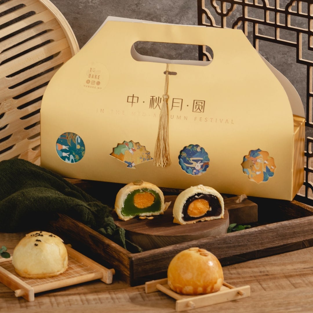 [4pcs] Shanghai Mooncake Gift Set | Delivery in Malaysia - YuBake