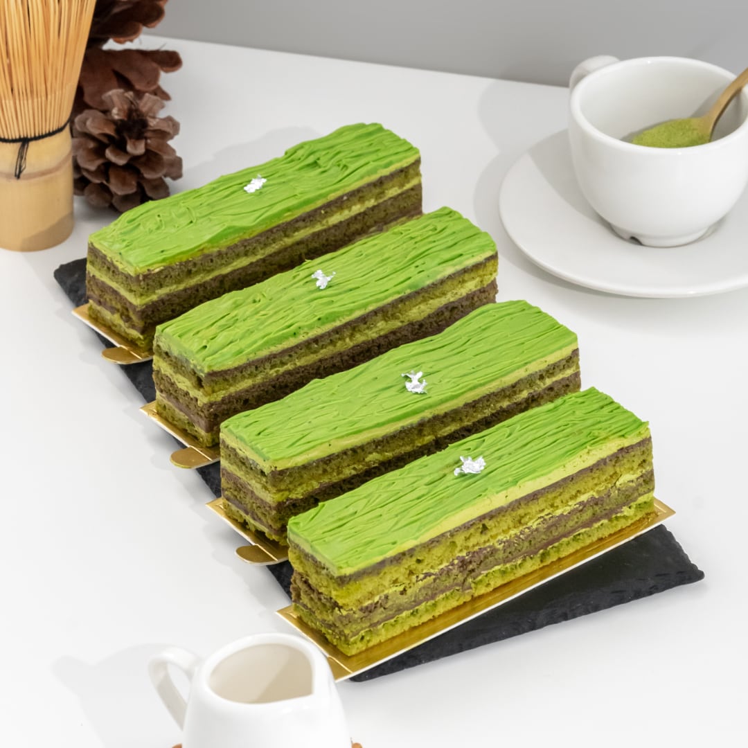 Matcha Opera Cake - Slice Cake Delivery in KL - YuBake