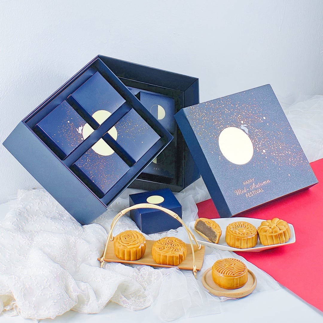 Premium Blue Moon (mini) Mooncake DIY Gift Set - YuBake