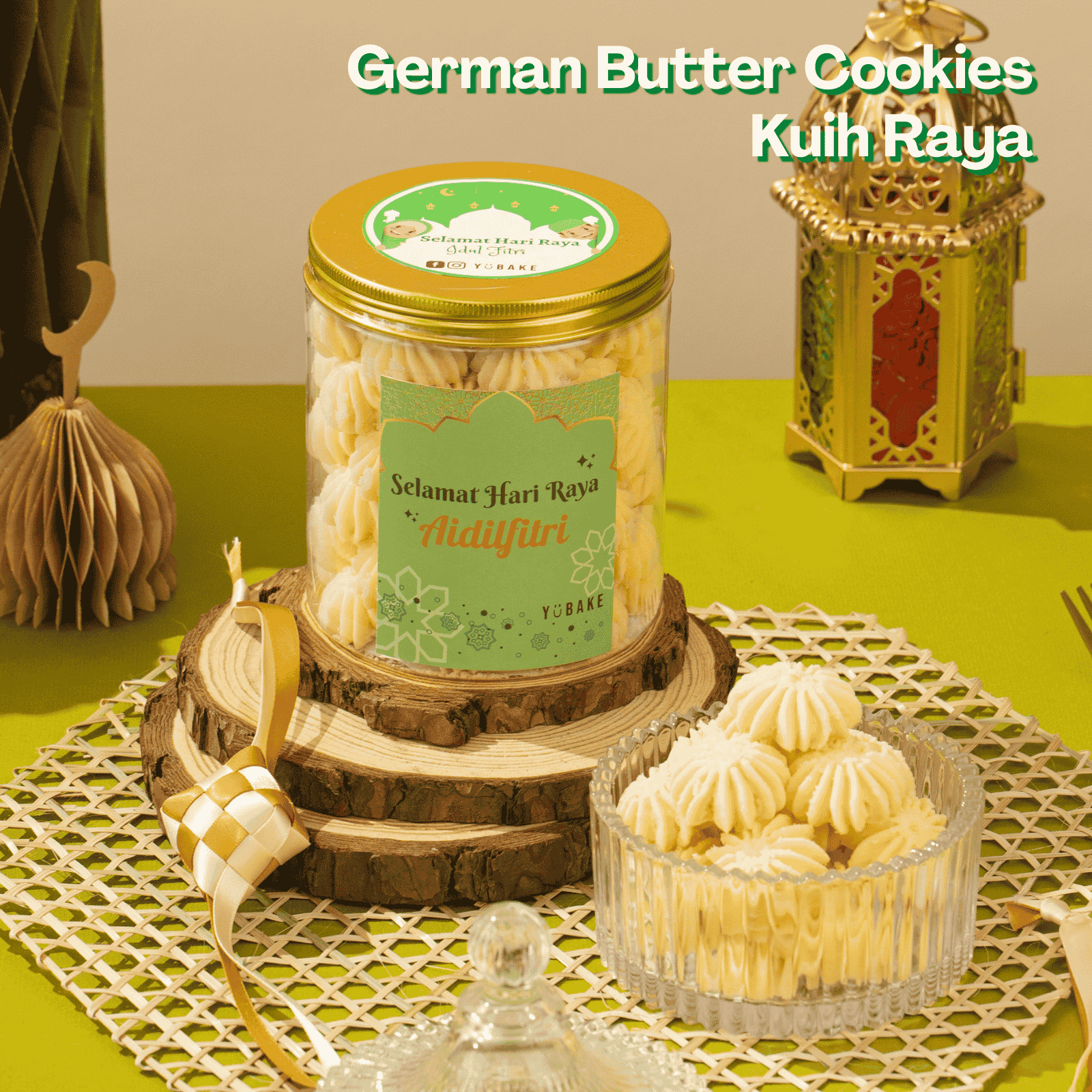 Mesra Dua Kuih Raya Gift Set - Hari Raya Festival - YuBake