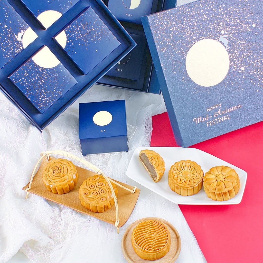 Premium Blue Moon (mini) Mooncake DIY Gift Set - YuBake