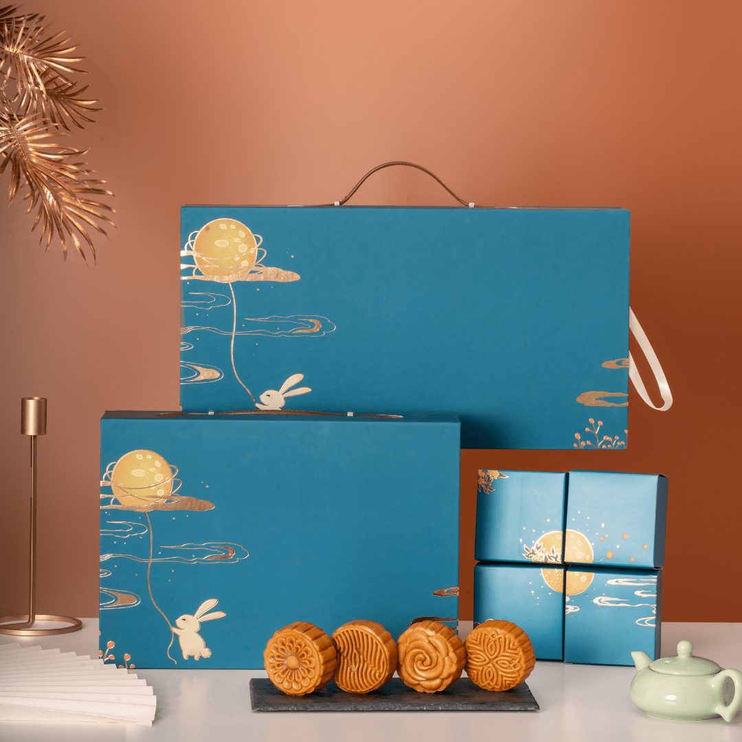 [6pcs] Premium Rabbit Family (mini) Mooncake Gift Set - YuBake
