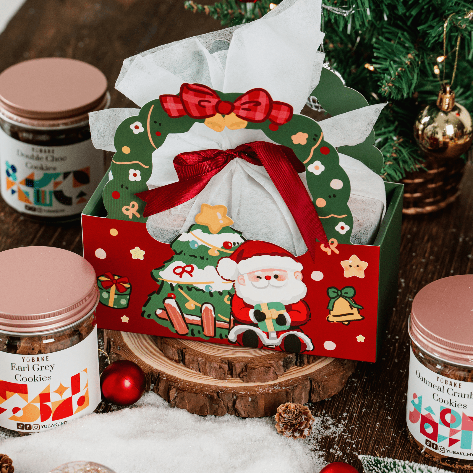 Bundle Box Christmas Cookies Gift Set - Delivery in KL - YuBake