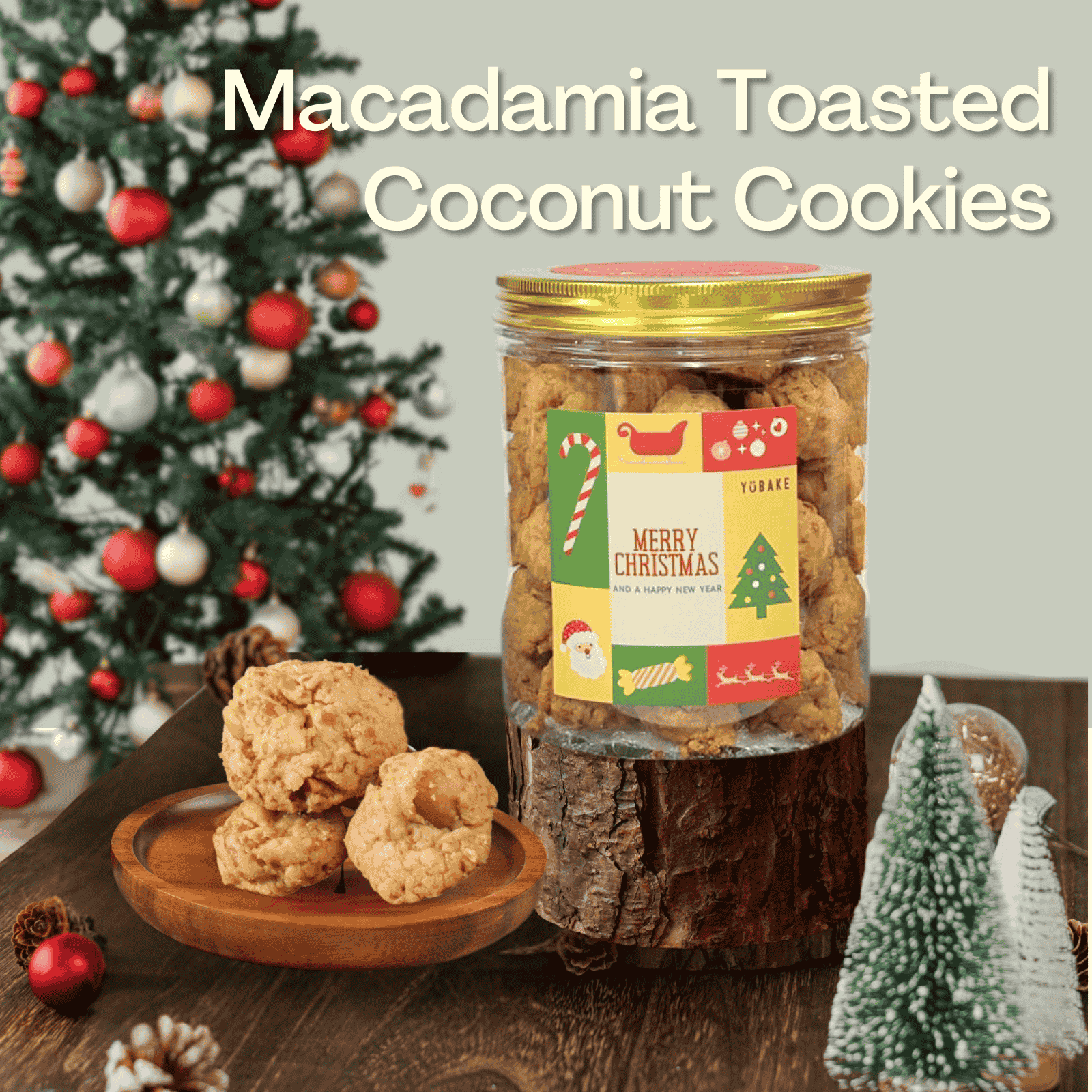 White Christmas Cookies Gift Set - Delivery in KL - YuBake
