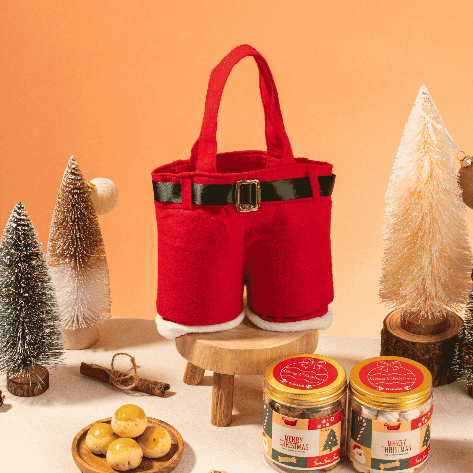 Santa Pants Christmas Cookies Gift Set - Delivery in KL - YuBake