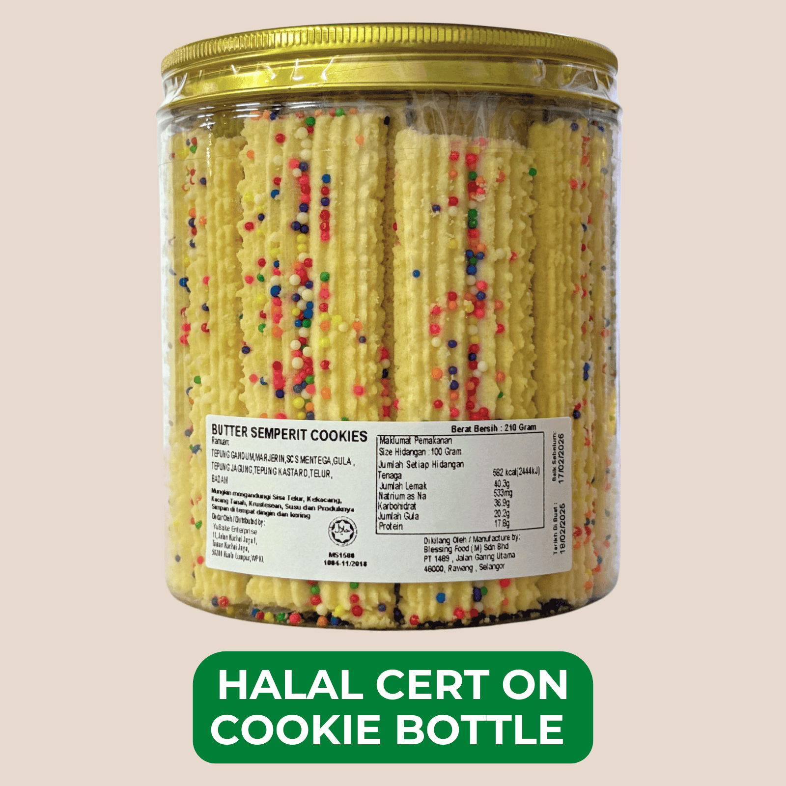 Butter Semperit Kuih Raya - Hari Raya Festival - YuBake