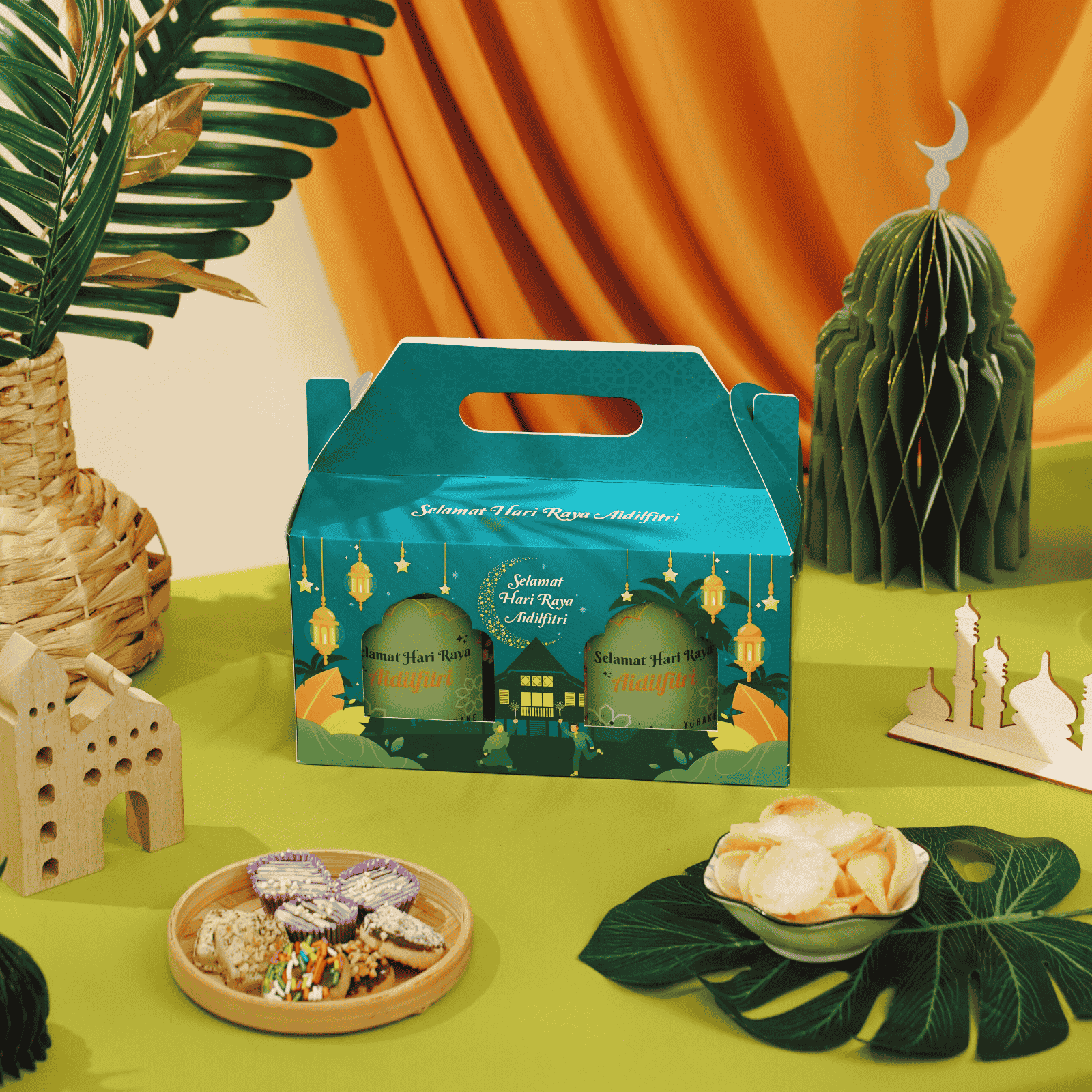 Mesra Dua Kuih Raya Gift Set - Hari Raya Festival - YuBake