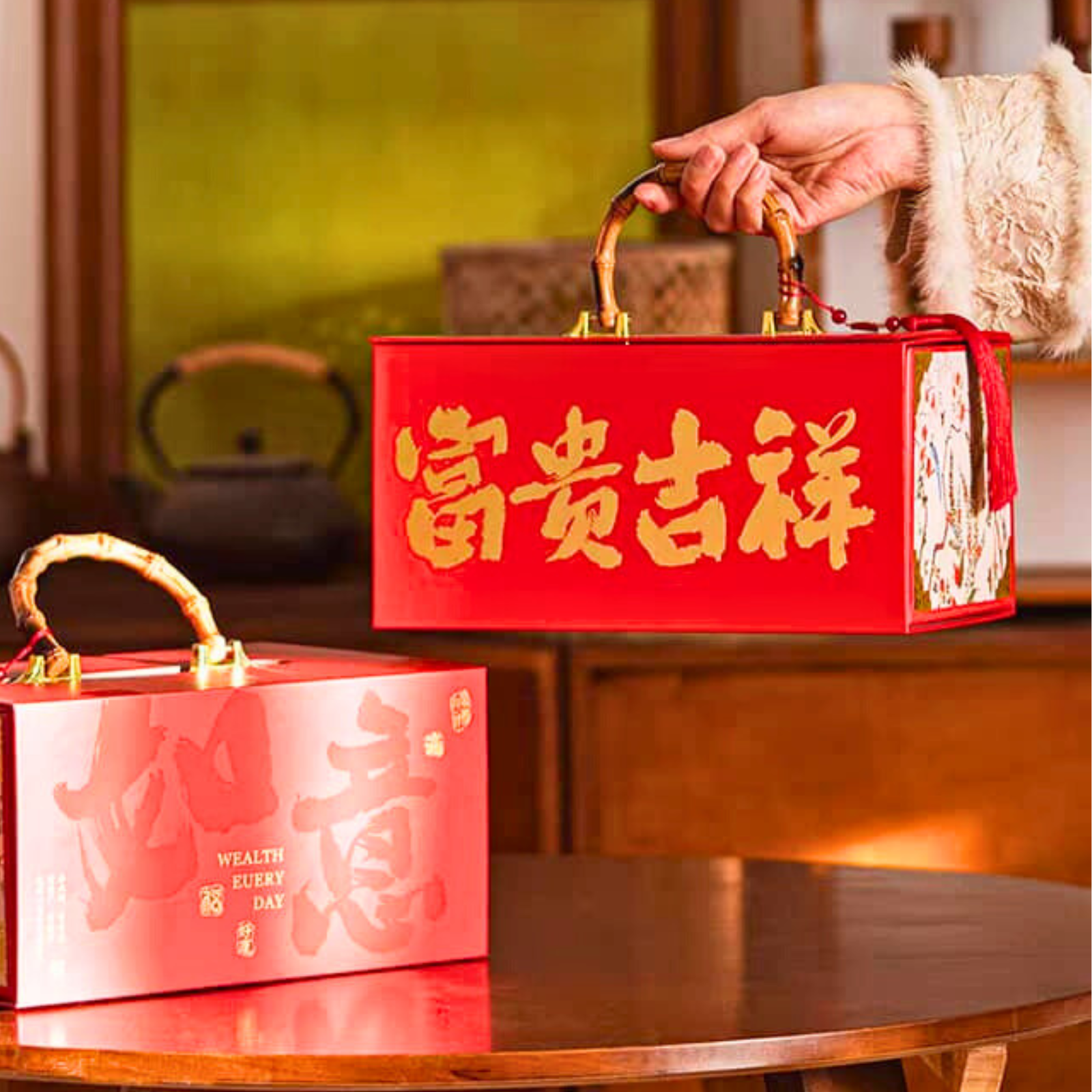 Fu Gui Ji Xiang Premium CNY Gift Set - KL Delivery - YuBake